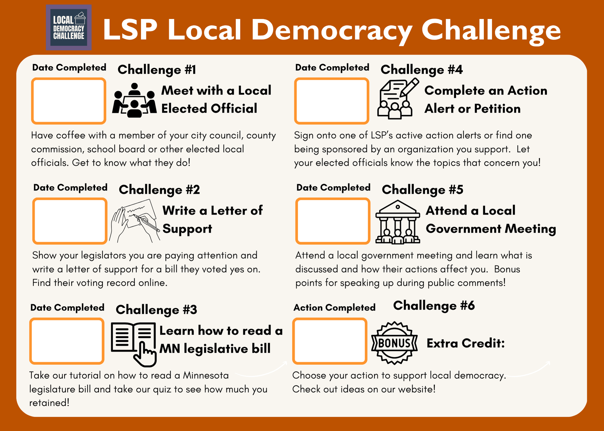 Local Democracy Challenge Launched by LSP in MN - Land Stewardship Project