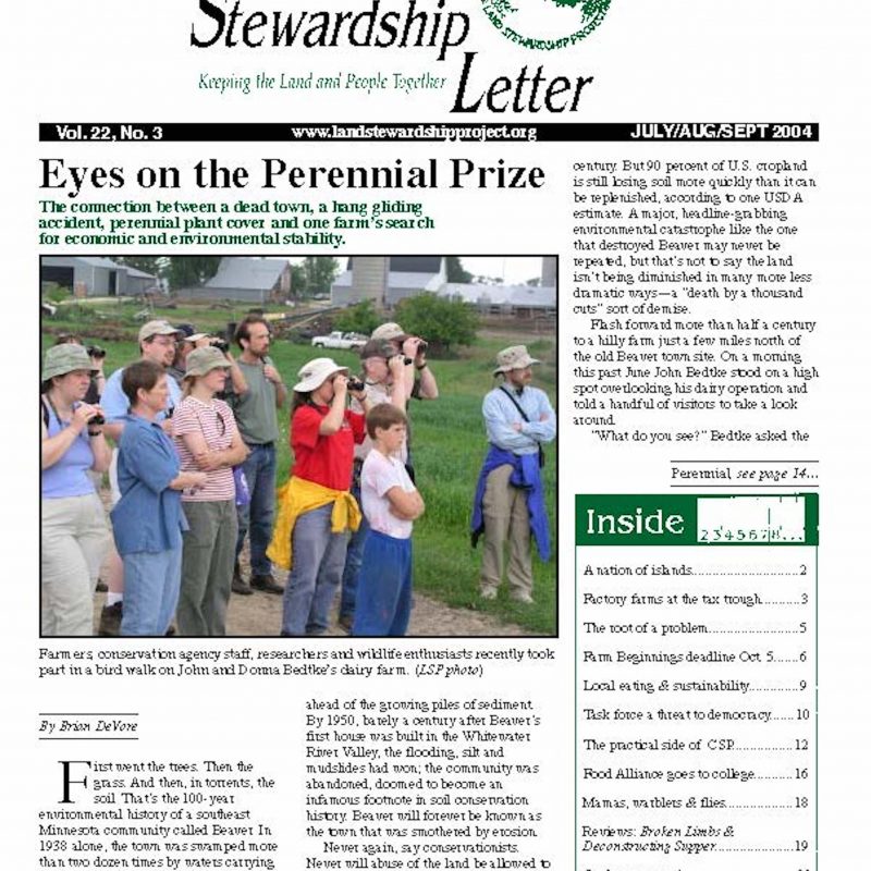 Earlier Land Stewardship Letters - Land Stewardship Project