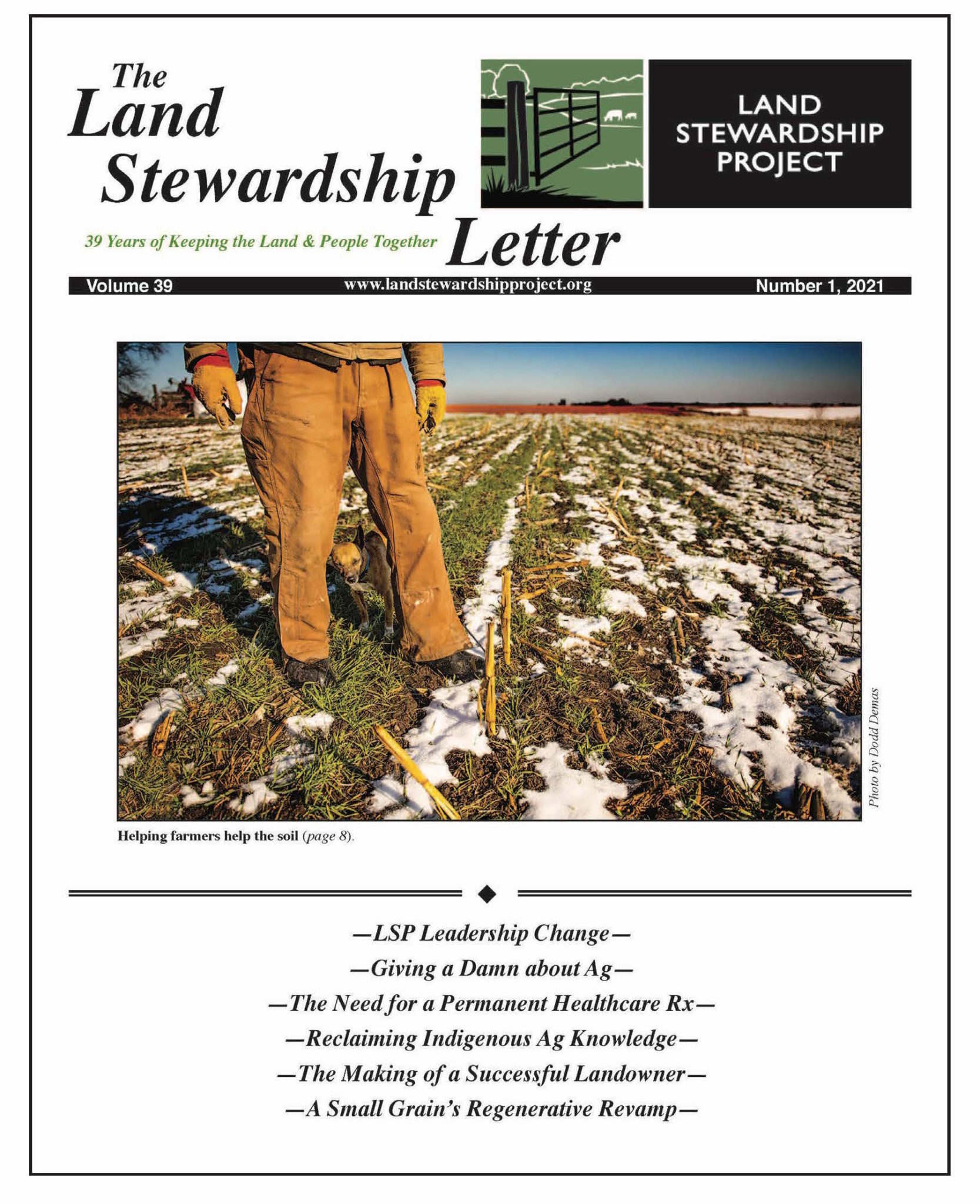 No. 1, 2021, Land Stewardship Letter - Land Stewardship Project