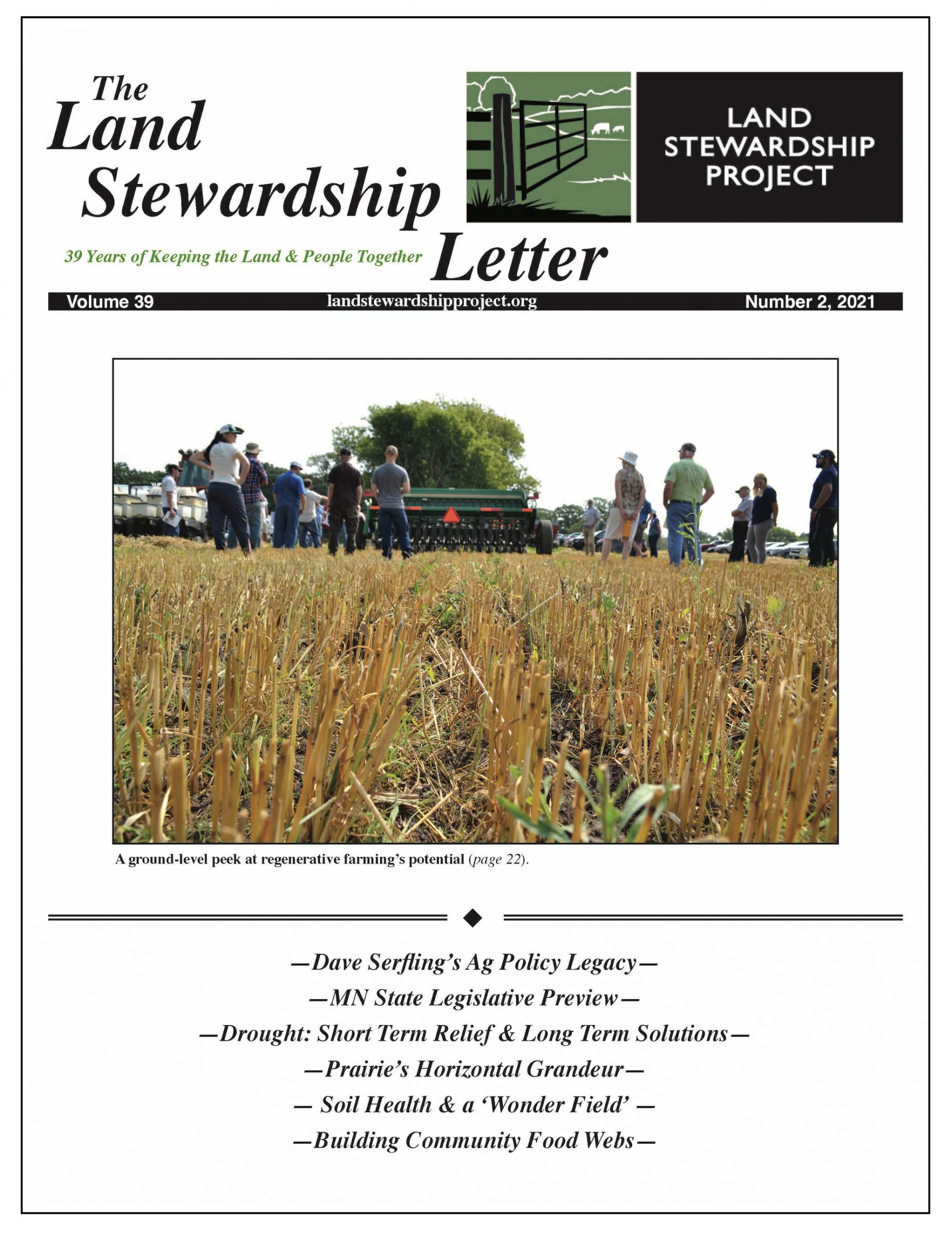 No. 2, 2021, Land Stewardship Letter - Land Stewardship Project