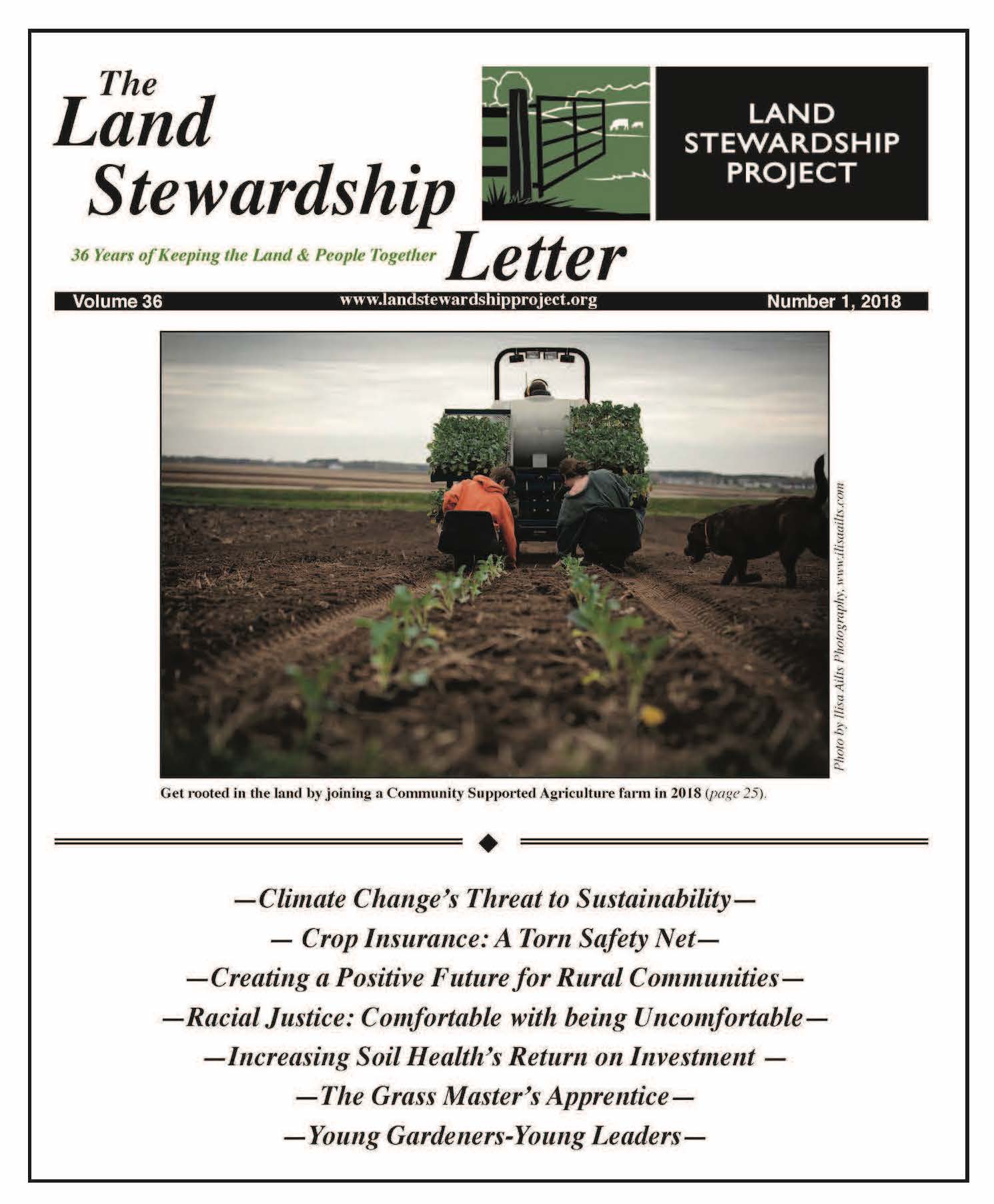 No. 1, 2018, Land Stewardship Letter - Land Stewardship Project